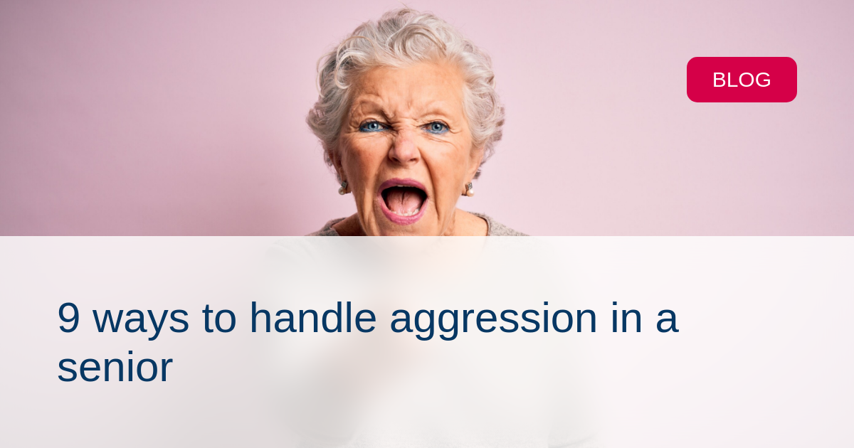 How to deal with aggression in seniors? - Atena blog