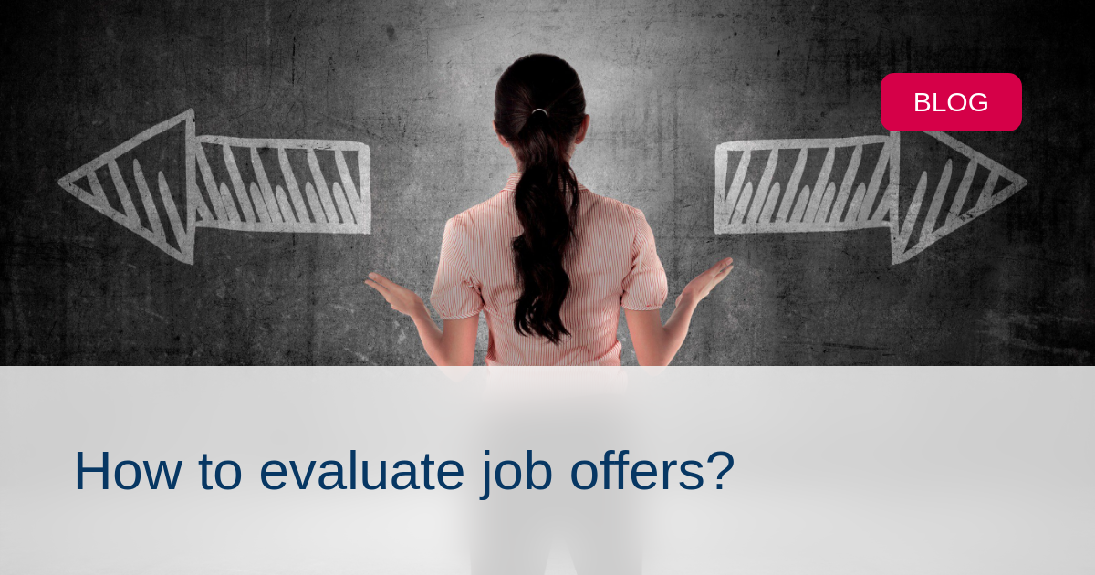 How to choose between two job offers? - Atena blog
